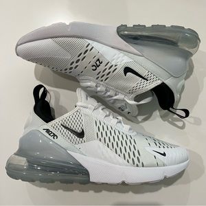 Nike | Shoes | Mens Nike Air Max 27 White Black Gym Ah805000 Brand New ...